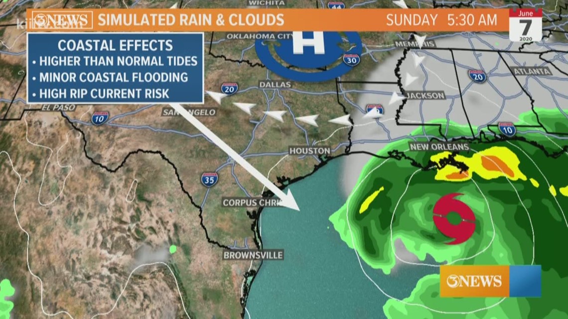 WEATHER BLOG: Cristobal's forecast track & the side effects the Coastal ...