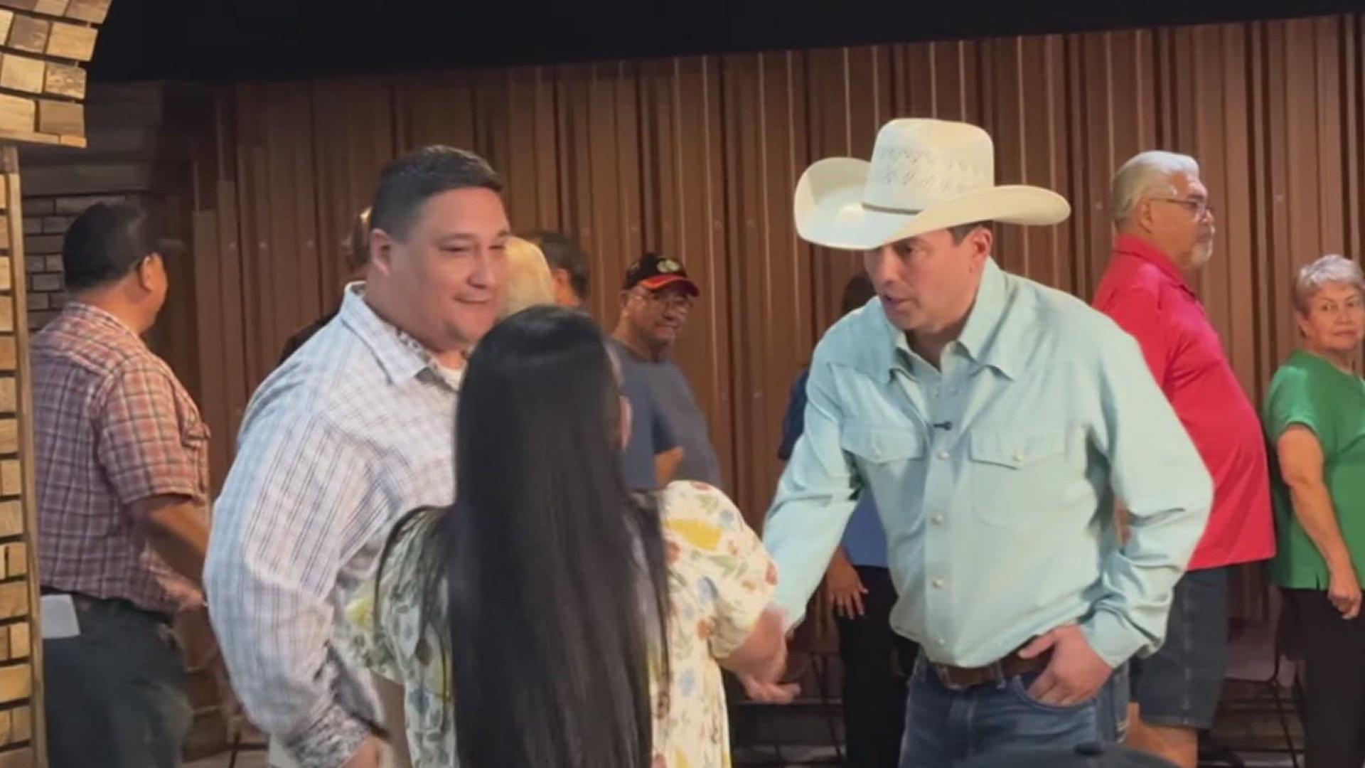 Tejano star Bobby Pulido runs for Congress, campaign trail stops in Mathis | kiiitv.com