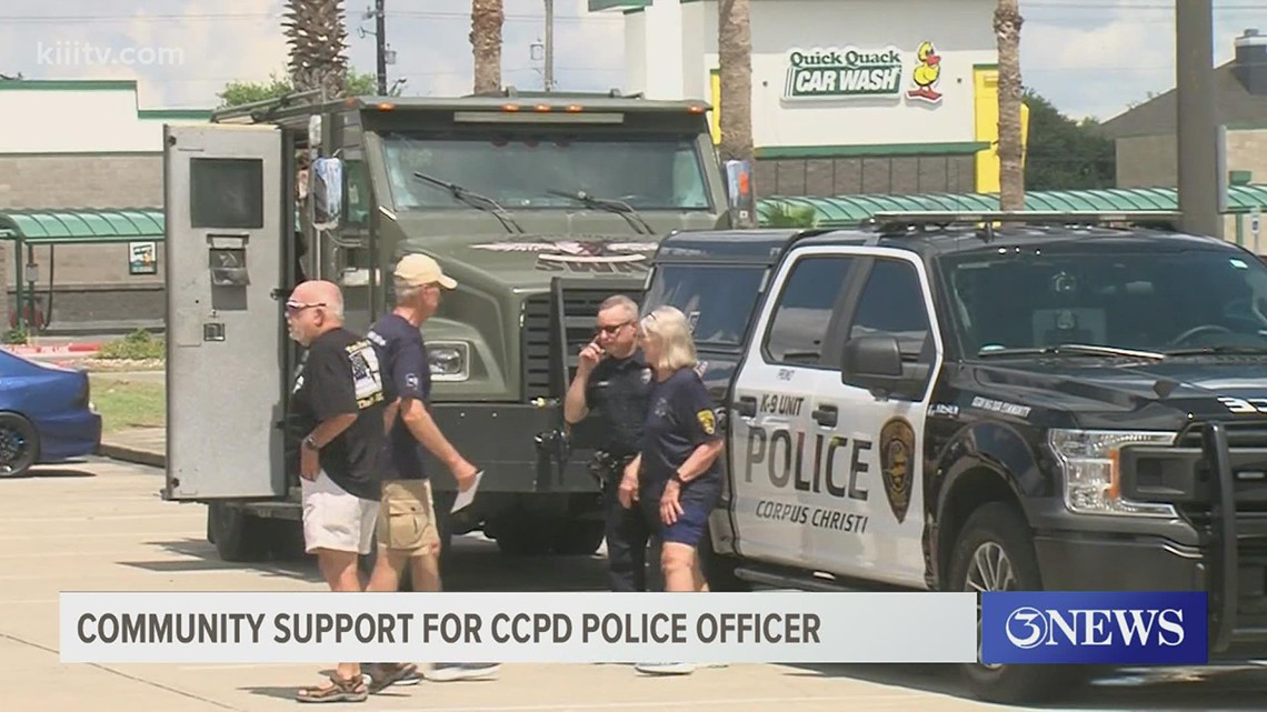 Fundraising event held for Corpus Christi Police Officer who was shot ...