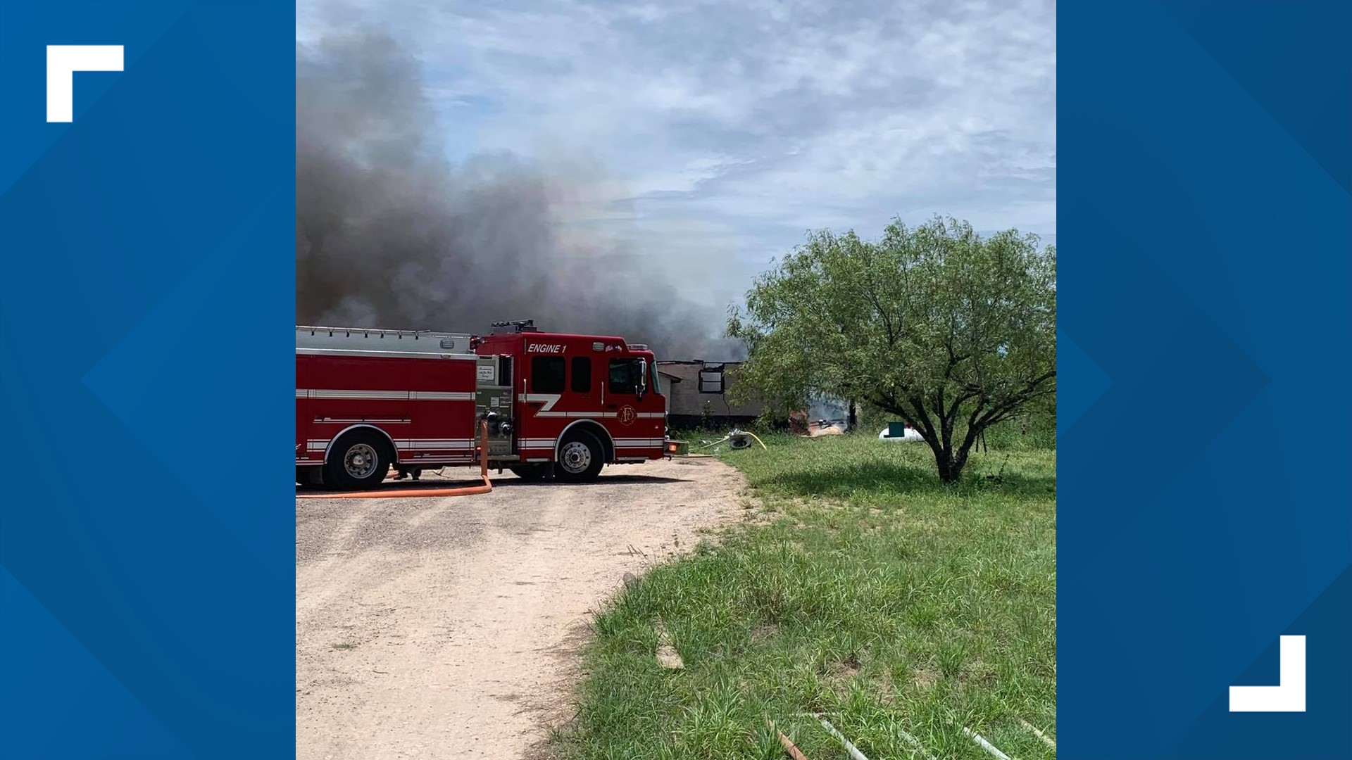 Several agencies respond to large fire in Jim Wells County | kiiitv.com