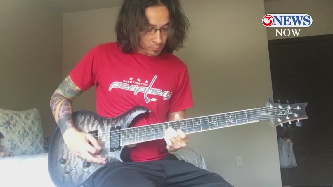 VIDEO: Mark Holcomb of Periphery plays recovered guitar for 3News ...