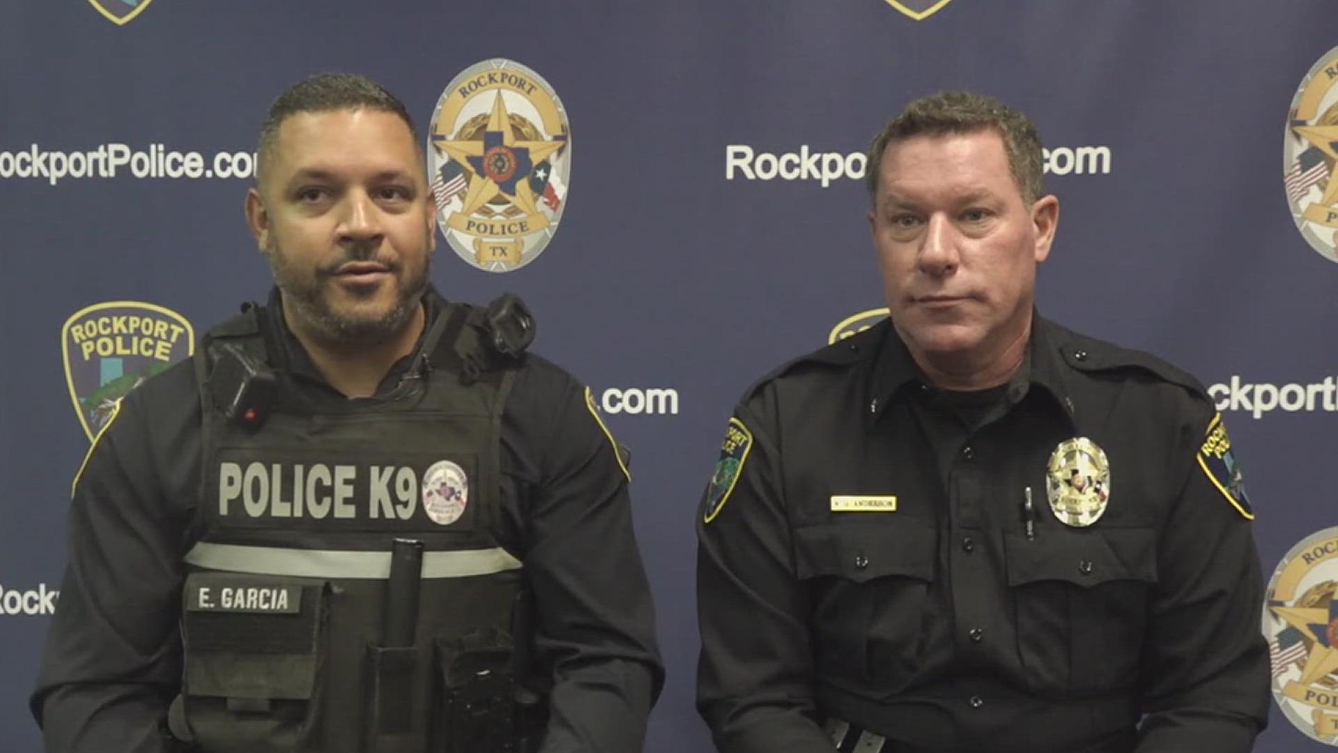 Rockport PD honors two officers for heroic life-saving actions | kiiitv.com