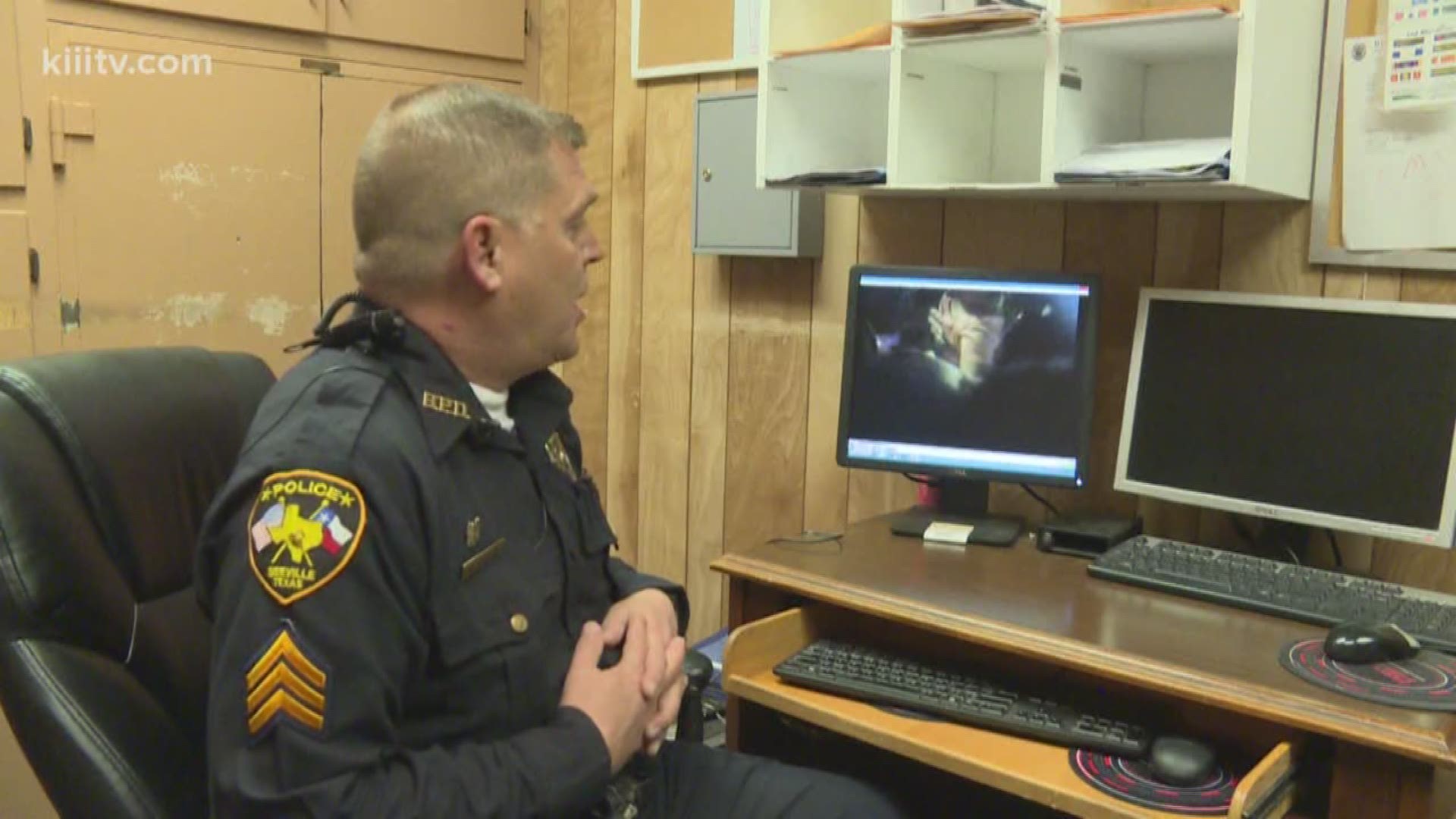 Beeville police officer recognized for saving life of choking baby ...