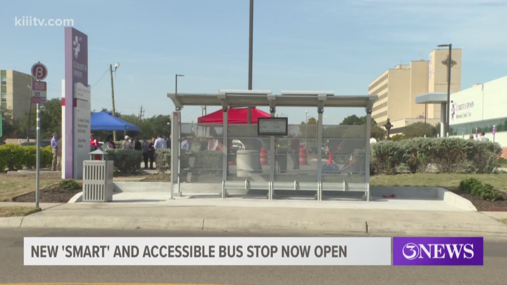 RTA's new smart bus-stop to improve access to health care in Corpus ...