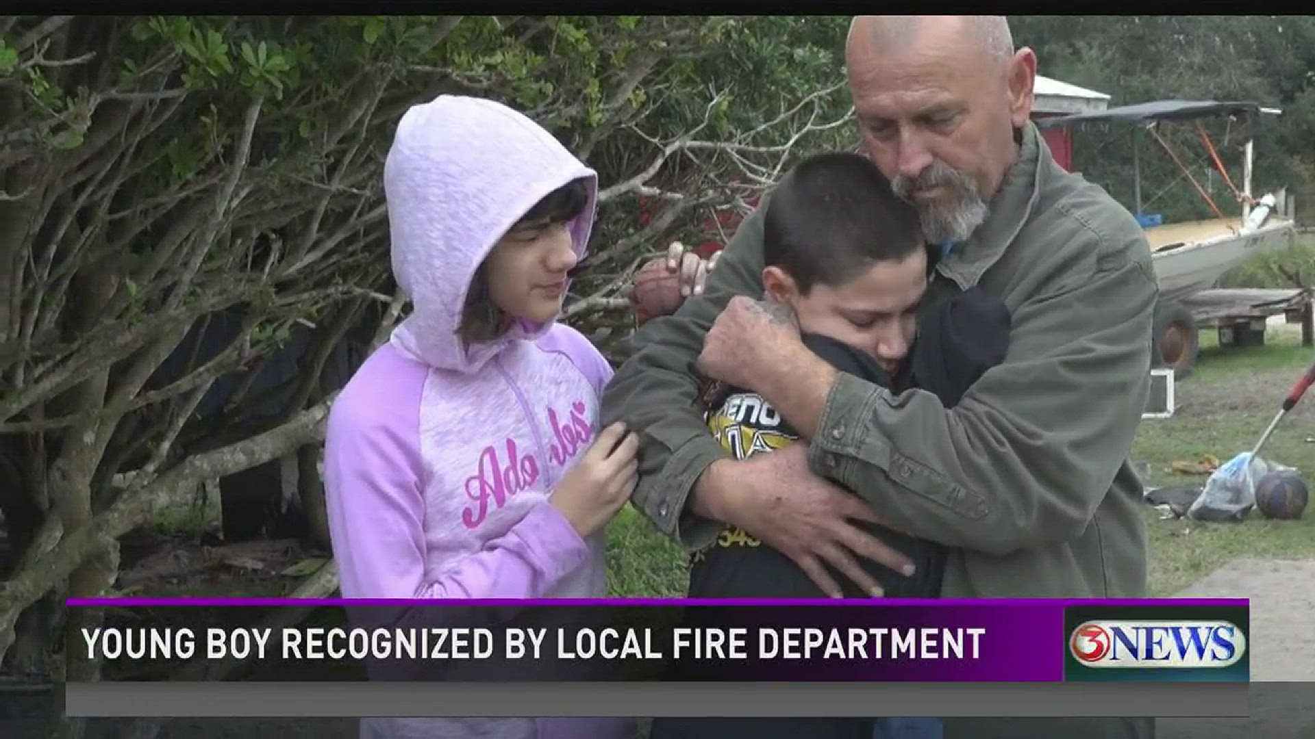 Young boy who lost home to fire recognized by fire department | kiiitv.com