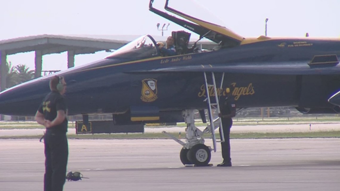 Blue Angels arrive for Wings Over South Texas Air Show | kiiitv.com