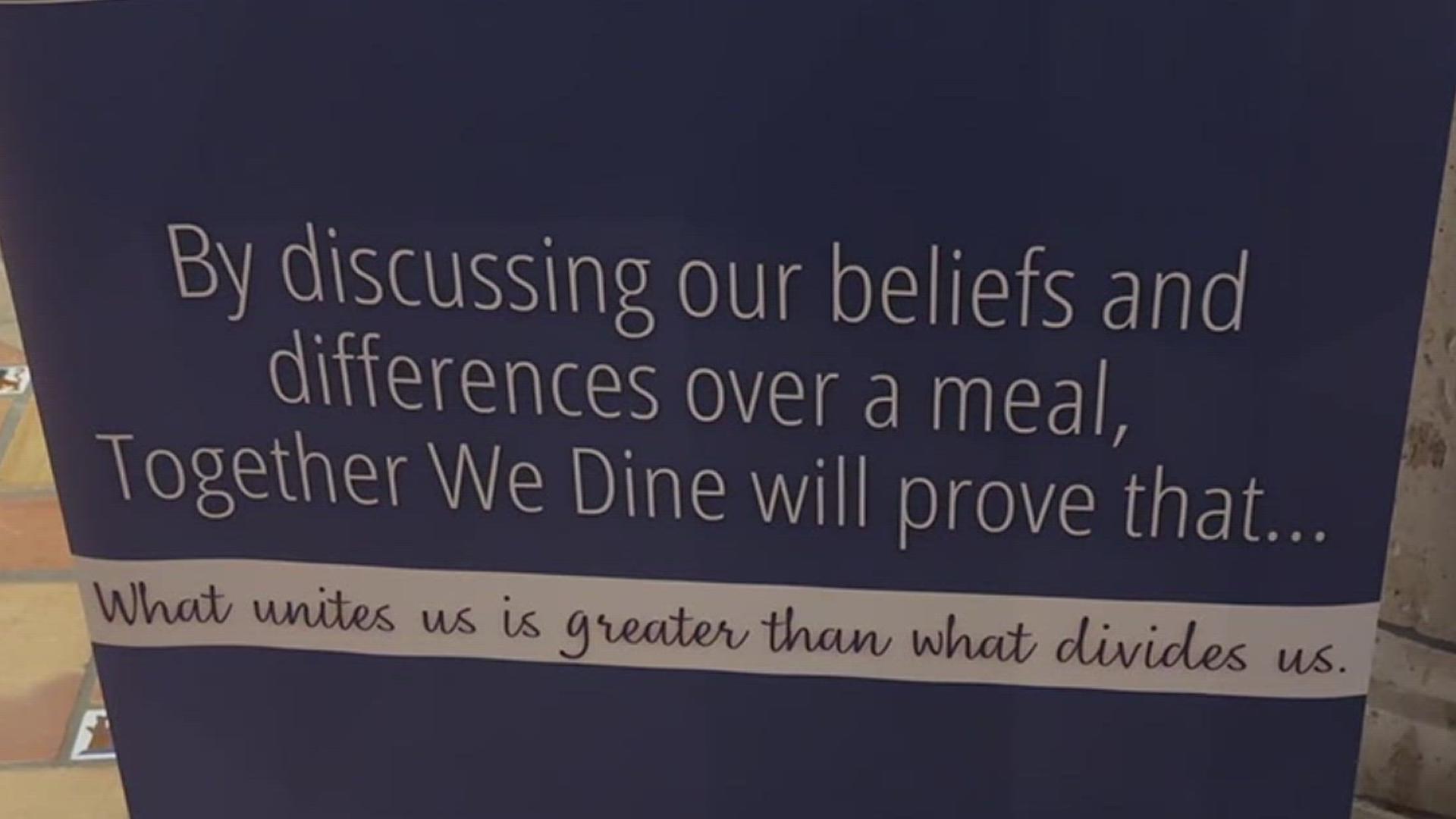 'Together We Dine' community event helps attendees find common ground | kiiitv.com