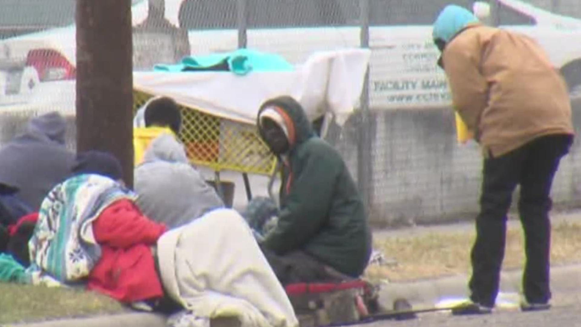City hands out blankets, socks to homeless during freeze | kiiitv.com