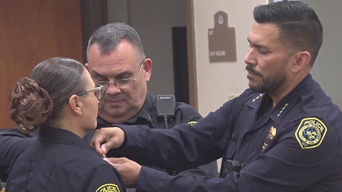 Robstown Police promote first woman sergeant in 30 years at special ...