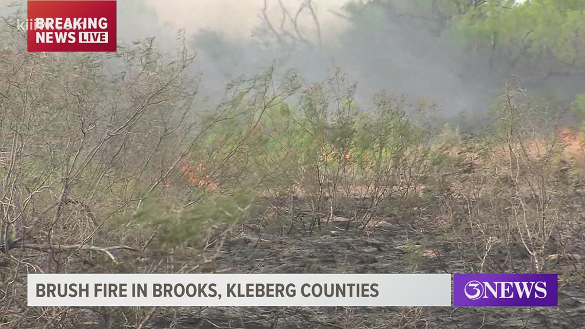Brush fire in Brooks, Kleberg Counties continue to see attention from ...