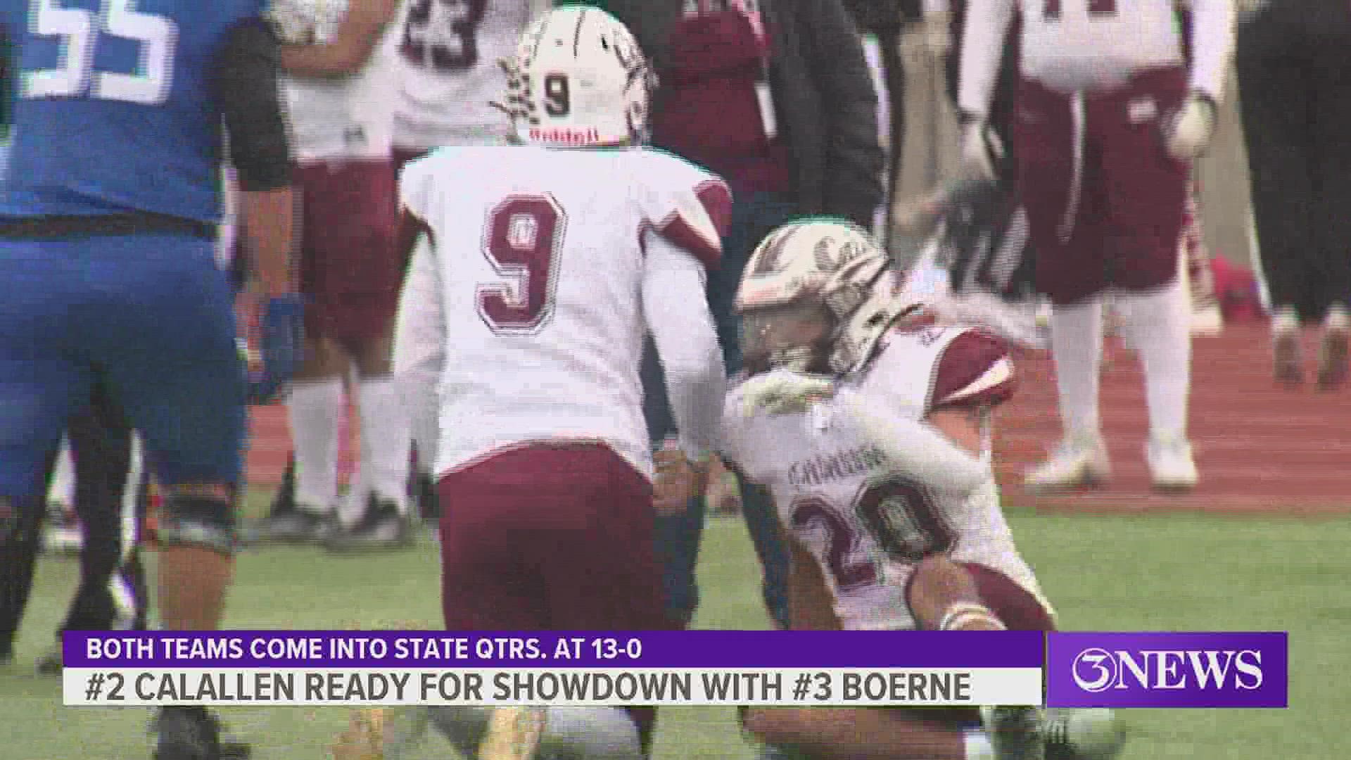 Calallen ready for battle of the unbeatens with Boerne | kiiitv.com