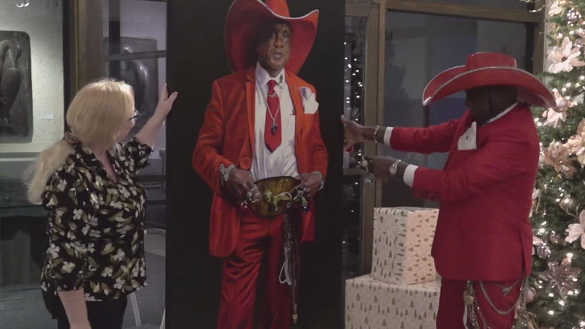 'Pointy Boot Guy,' featured in two paintings by local artist | kiiitv.com