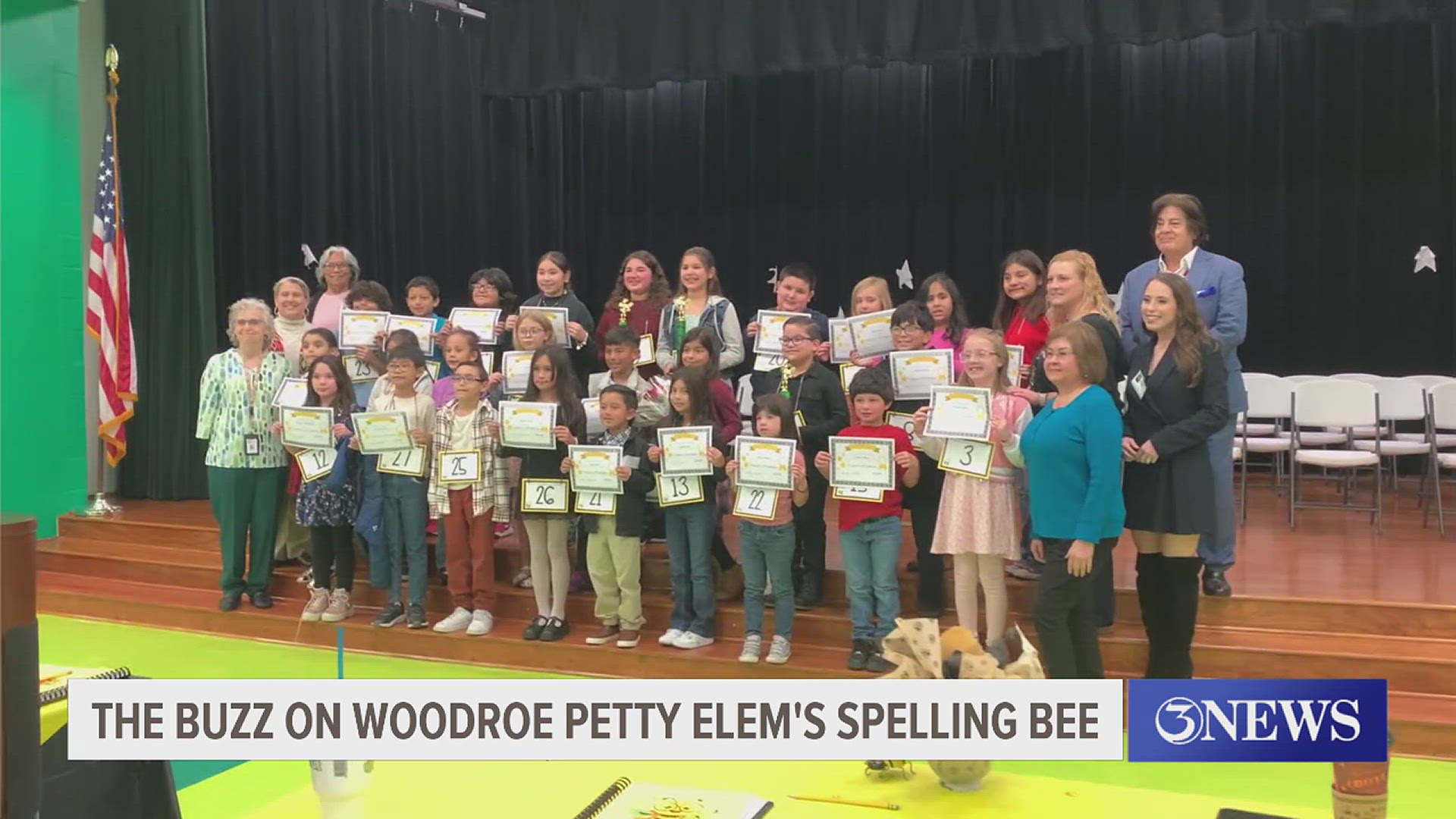 The buzz on this year's Woodroe Petty Elementary spelling bee | kiiitv.com