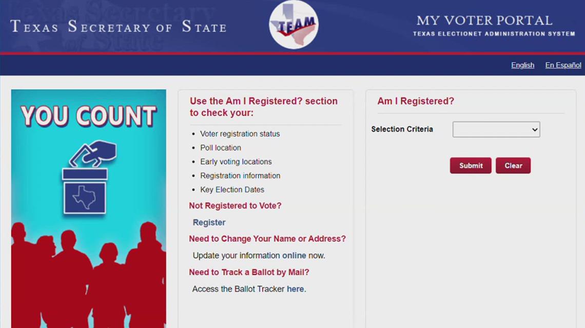 How to check your voter registration status in Texas | kiiitv.com