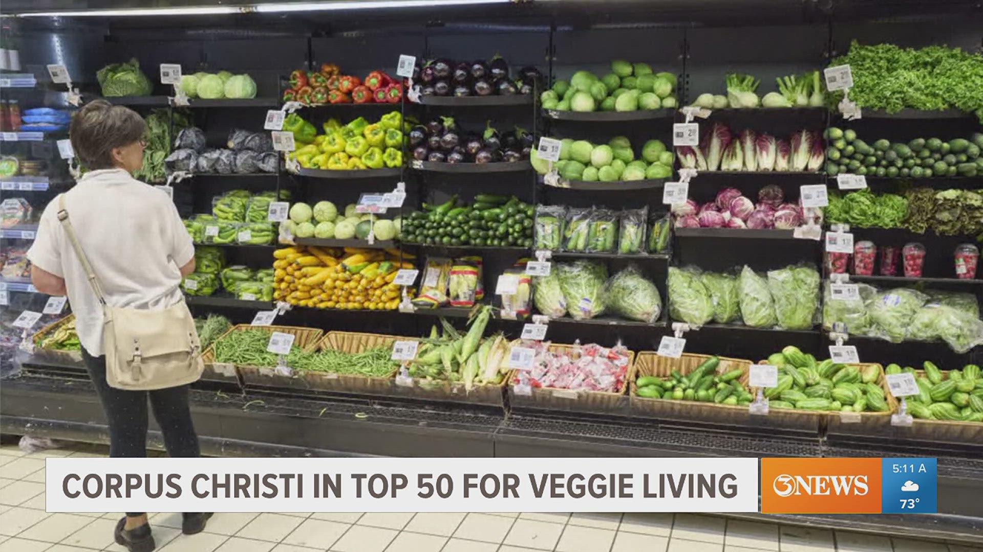 See where Corpus Christi ranked for best cities for vegans and vegetarians | kiiitv.com