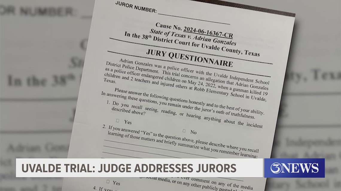 Uvalde trial begins in Nueces County as jury selection gets underway ...