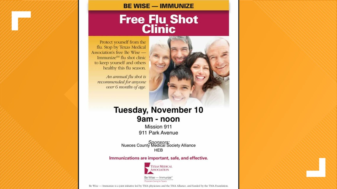 Texas Medical Association hosting free flu shot clinic on Tuesday ...