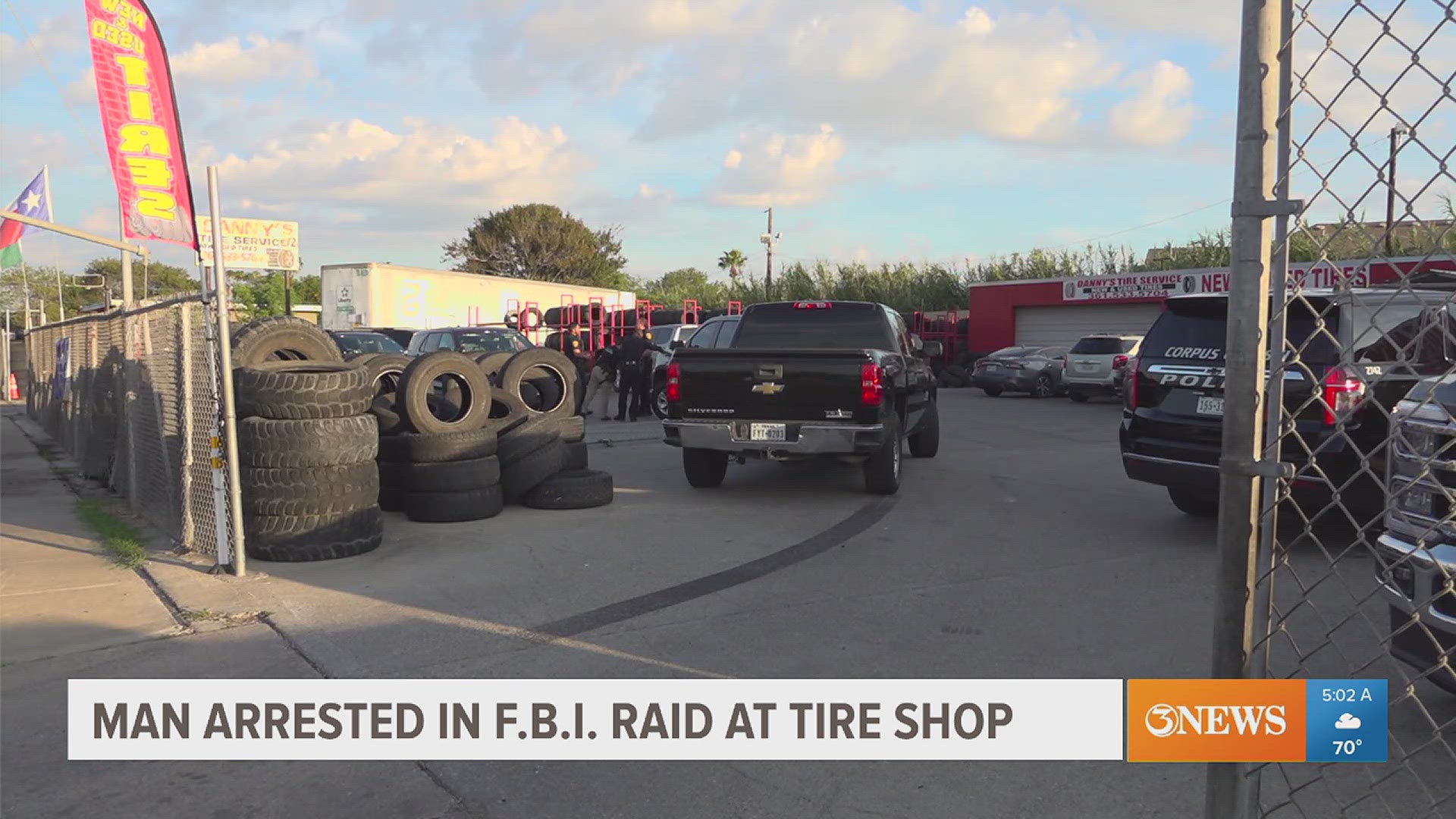 FBI raid at tire shop in Corpus Christi | kiiitv.com