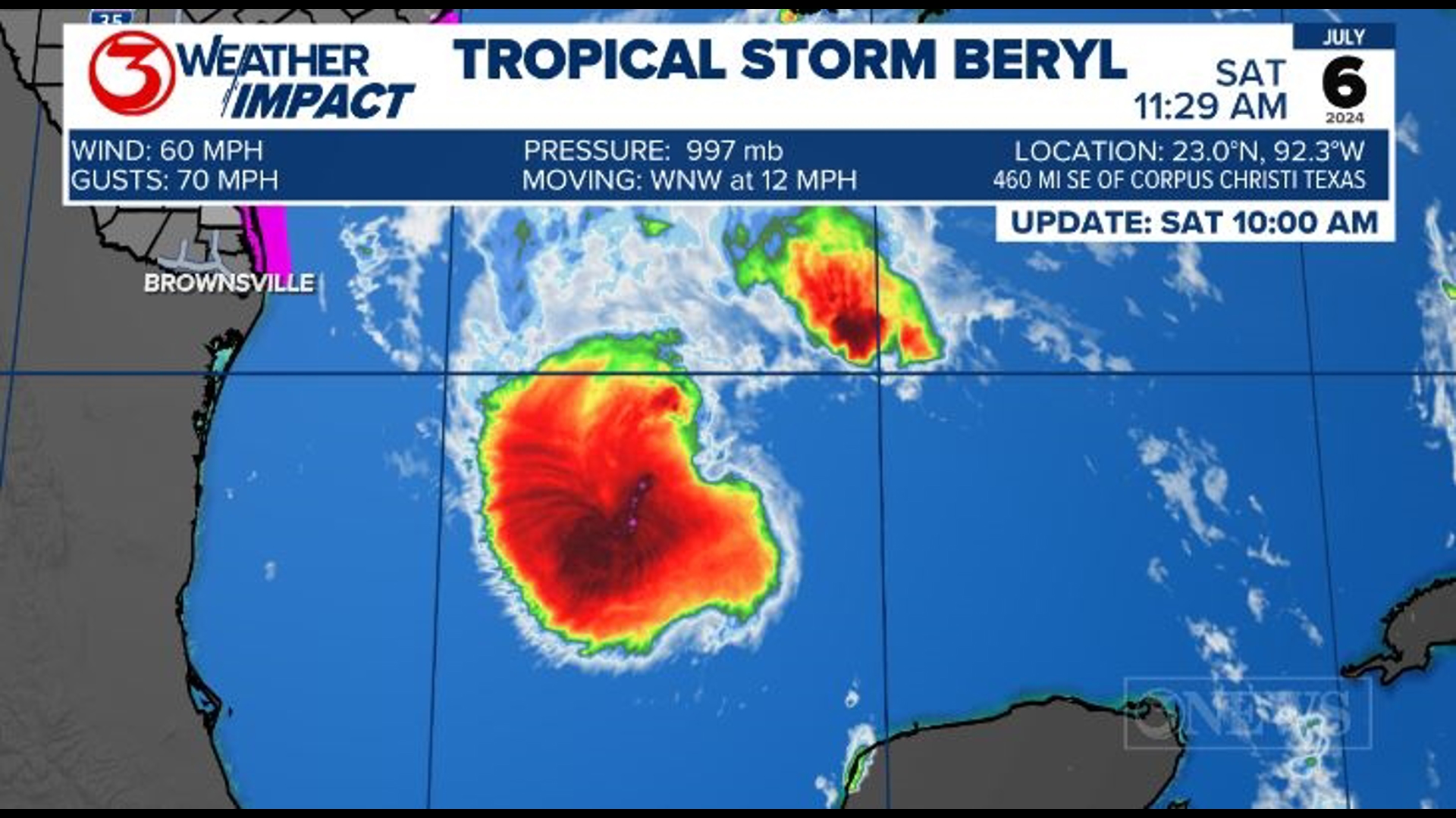 4PM: Latest Beryl updates include hurricane, storm surge warnings ...