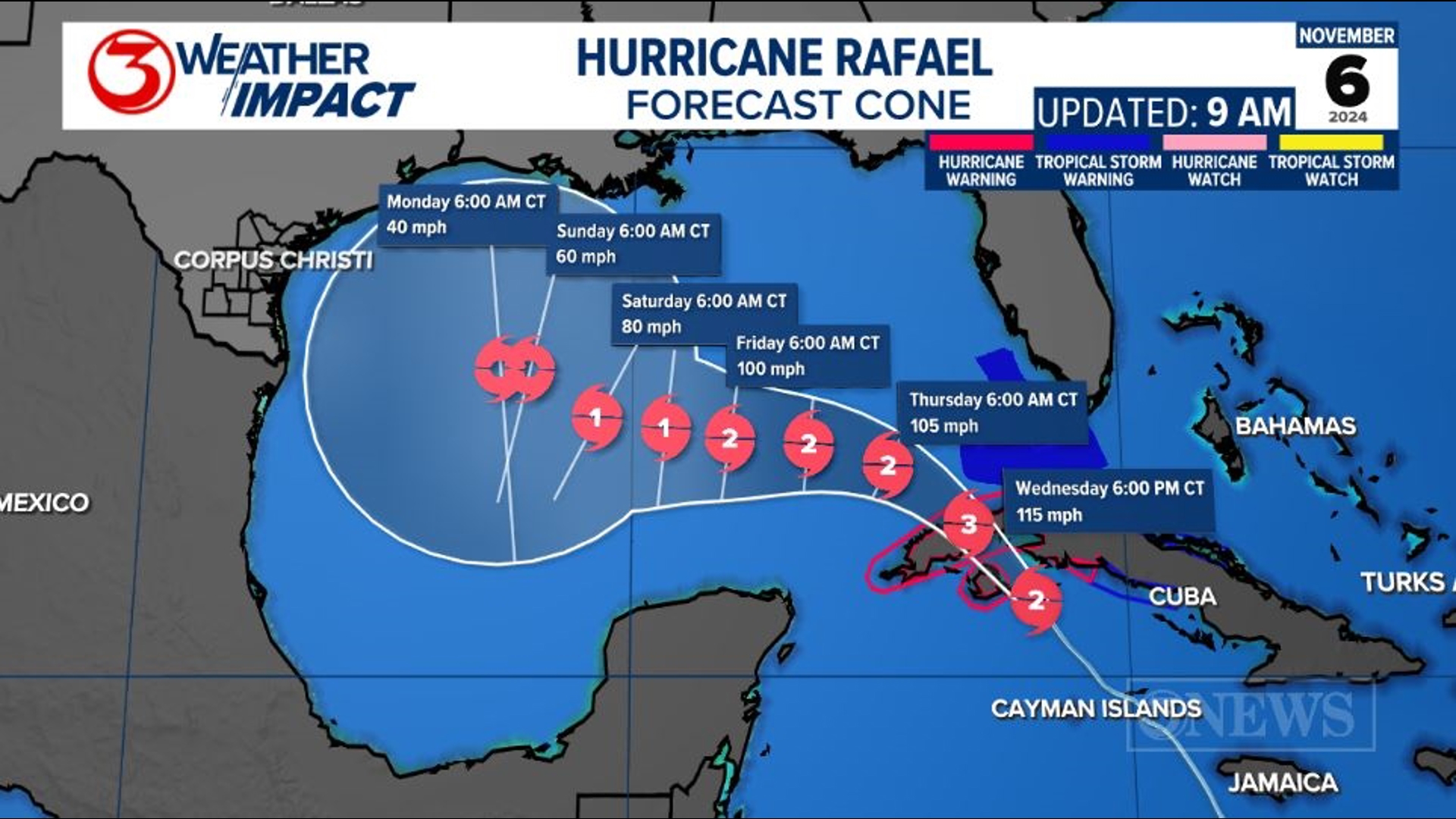 Hurricane Helene forms as it moves into the Gulf of Mexico | kiiitv.com