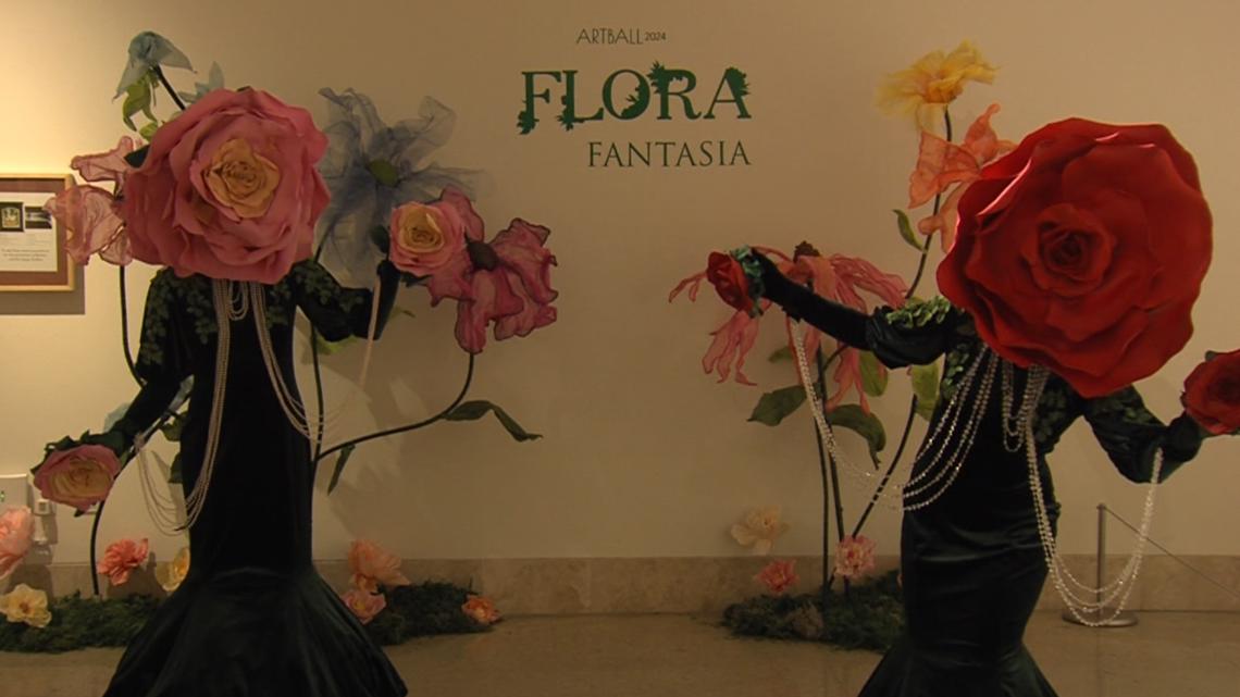 Flora Fantasia flourishes at the AMST's ARTball | kiiitv.com