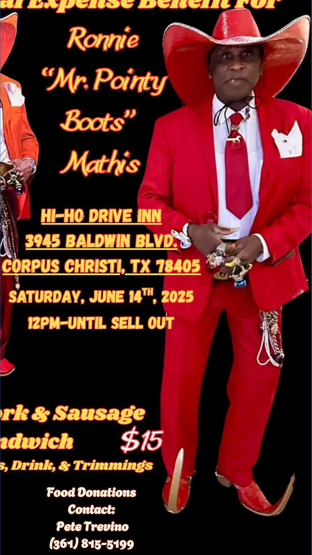 Cancer benefit for Ronnie "Pointy Boots" Mathis this Saturday | kiiitv.com