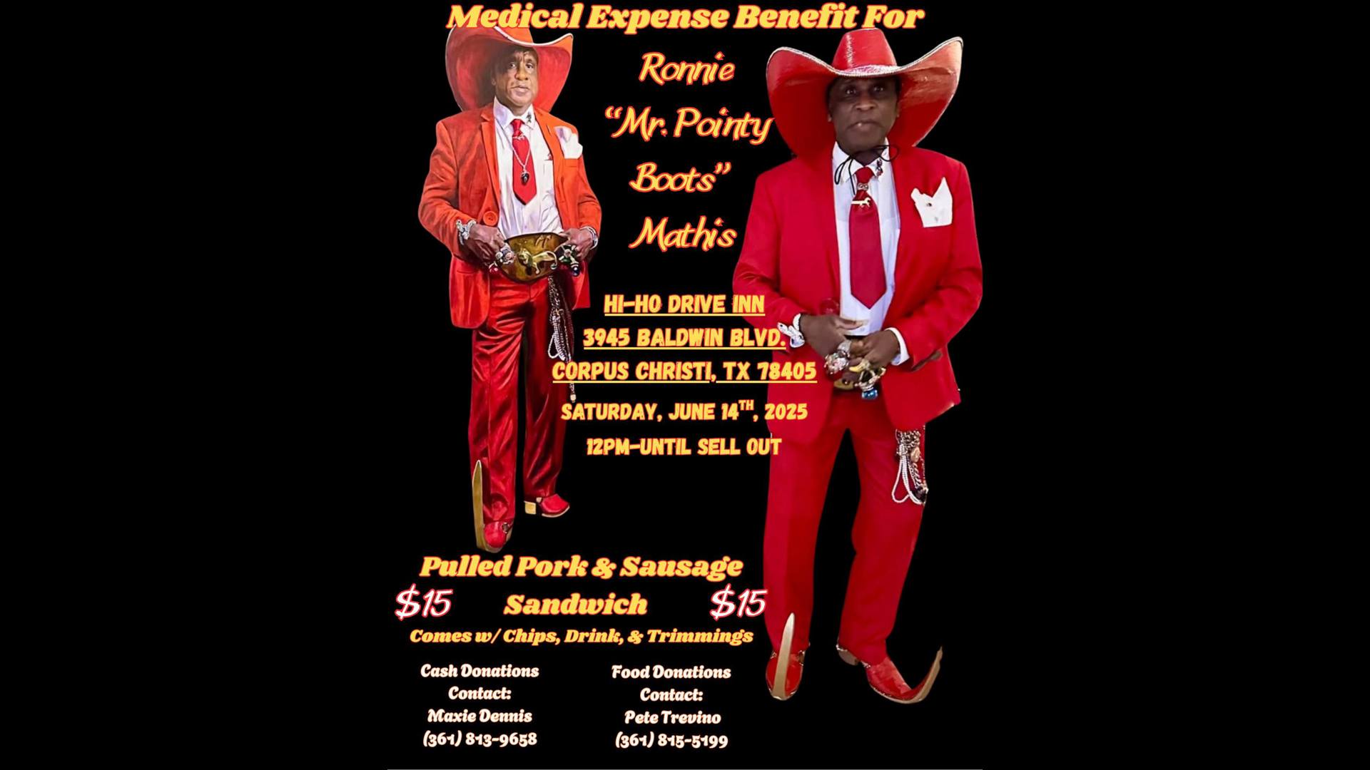 Cancer benefit for Ronnie "Pointy Boots" Mathis this Saturday | kiiitv.com