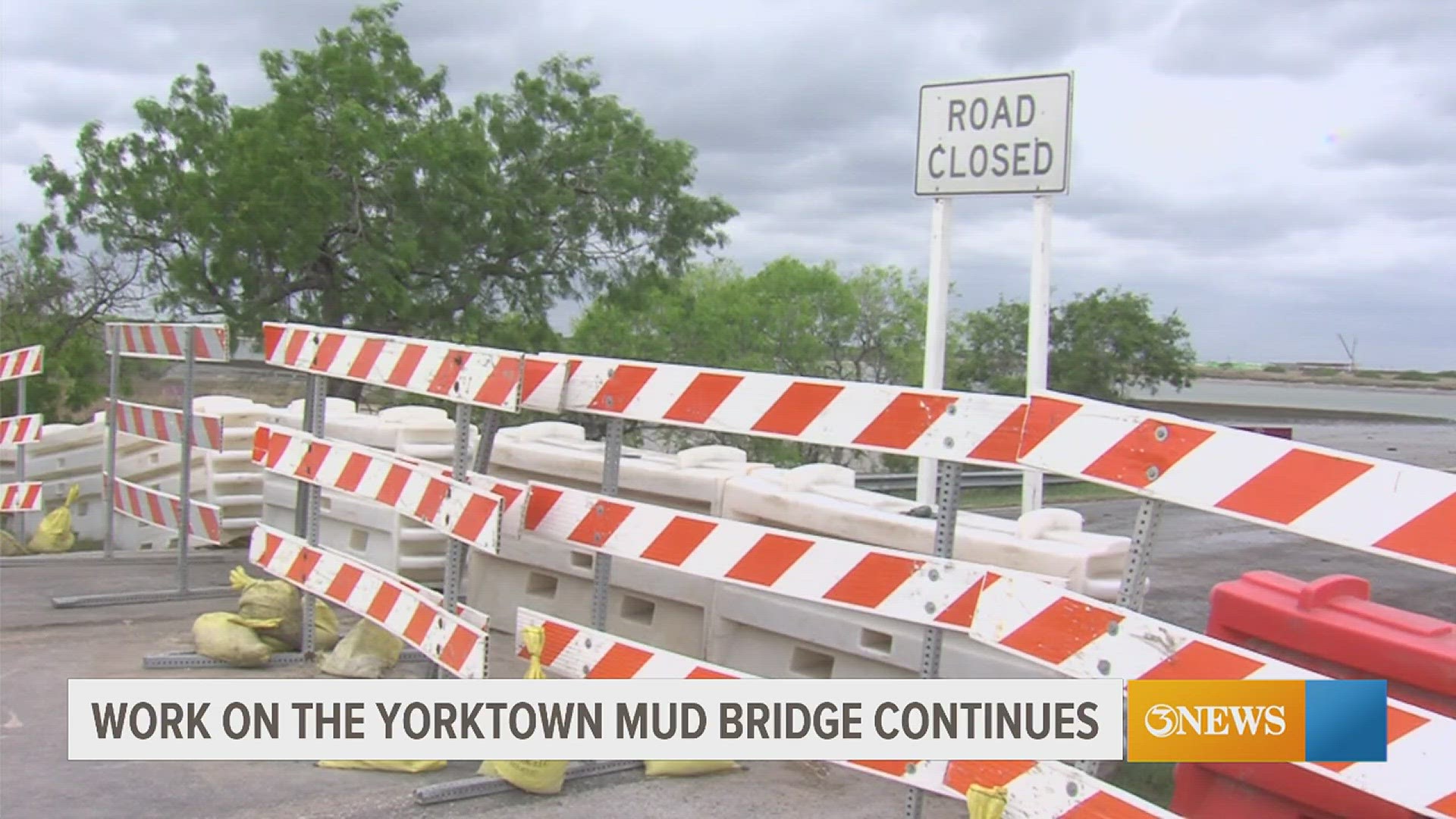 Yorktown mud bridge repair update, April 12 | kiiitv.com