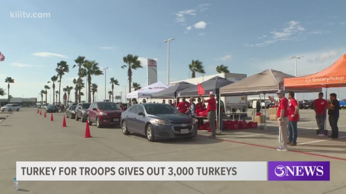 Turkey for Troops gives out 3,000 turkeys to veterans, their families ...