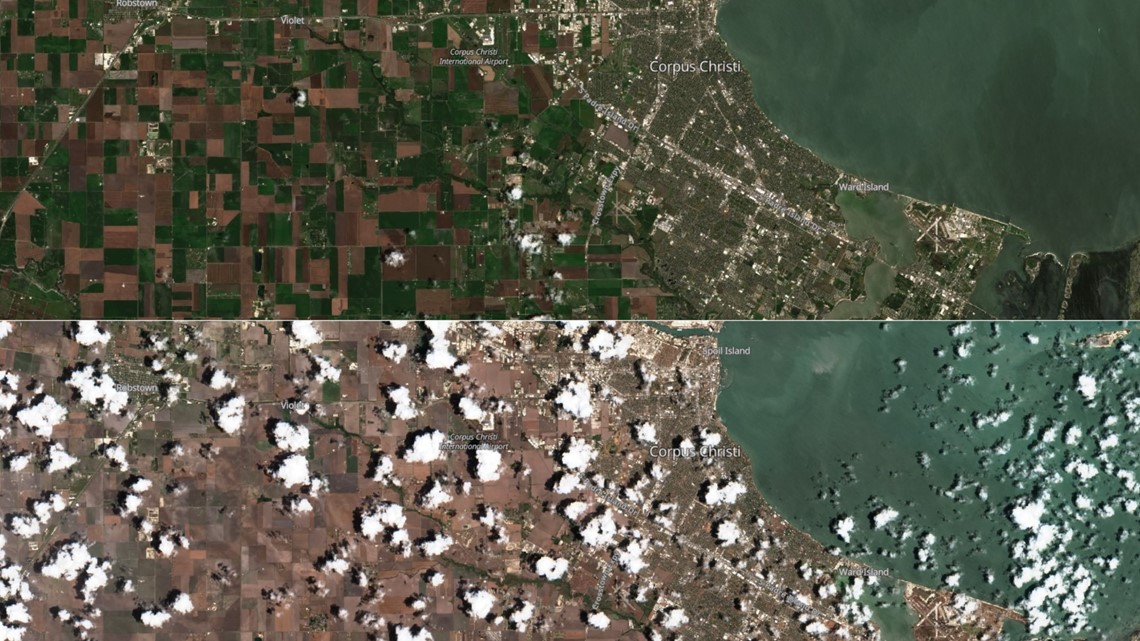 Corpus Christi drought satellite photos | kiiitv.com