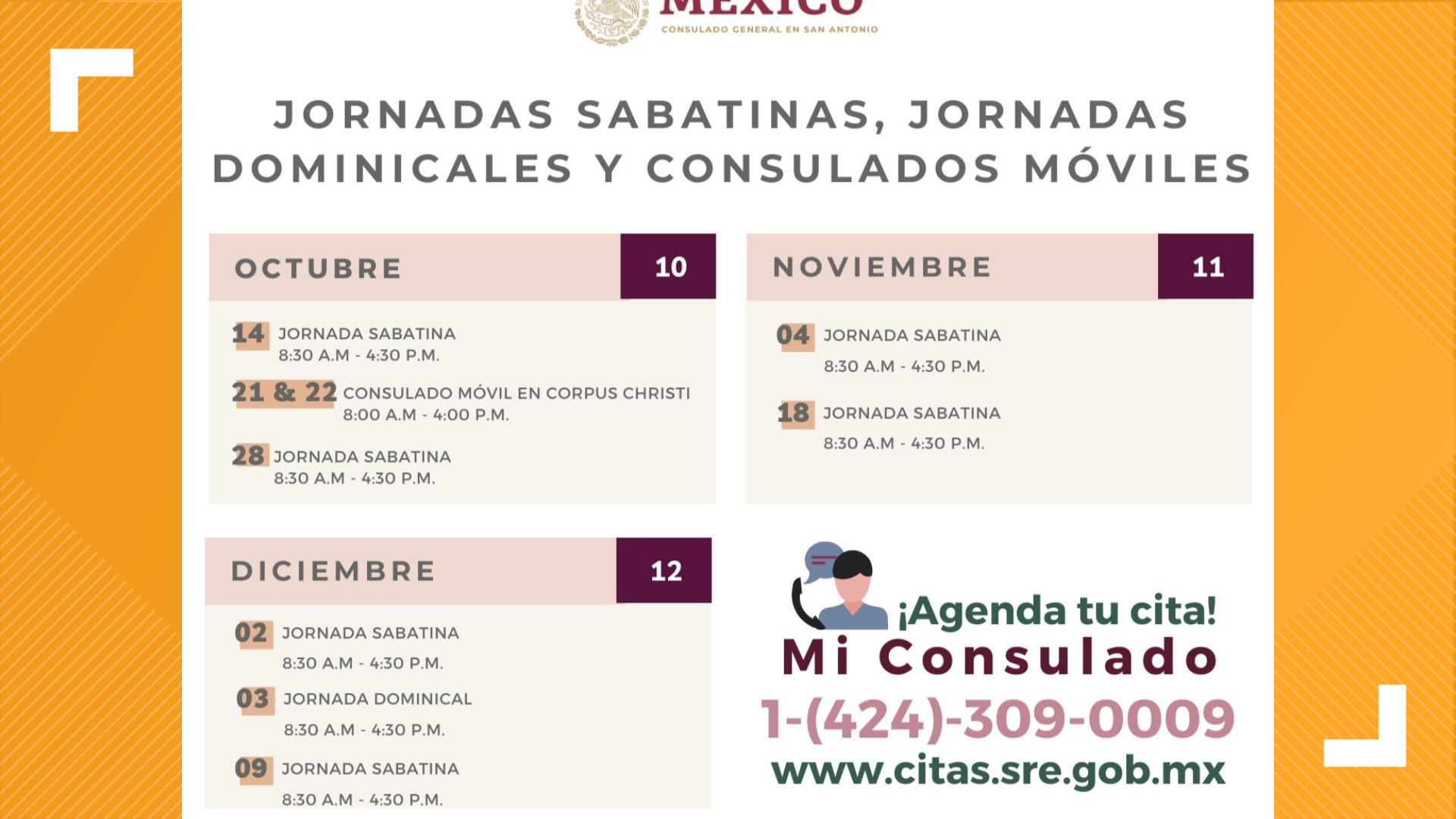 Mexican mobile consulate office offering document services today ...