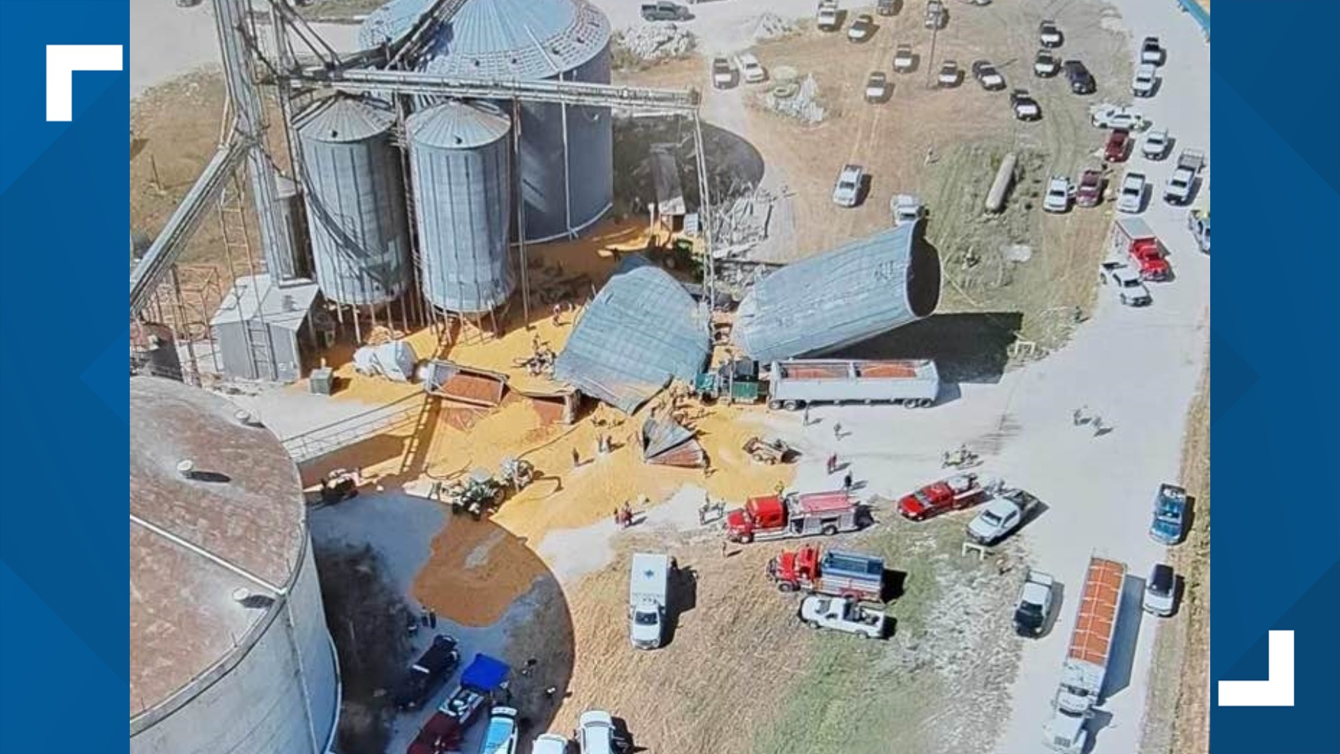 Search for victim continues after Texas grain elevator collapse ...