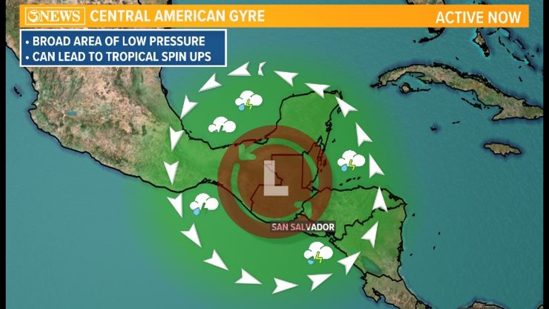 Round 2? Second, similar tropical disturbance could come next week ...