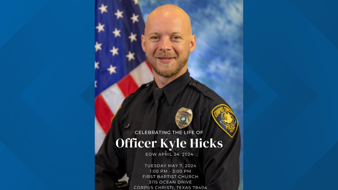 Celebration of Life for Officer Kyle Hicks set for May 7 | kiiitv.com
