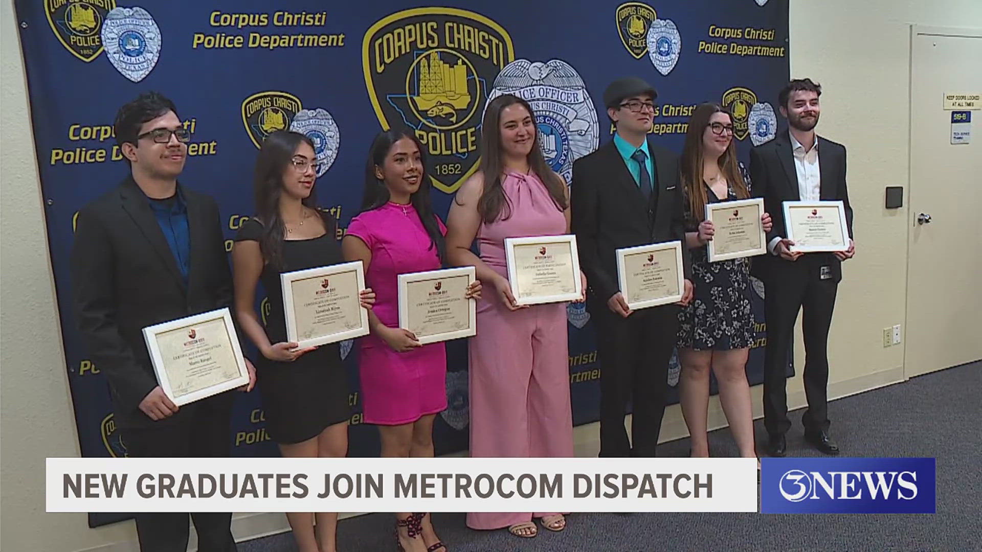 Seven new MetroCom's operators are now ready to serve. | kiiitv.com