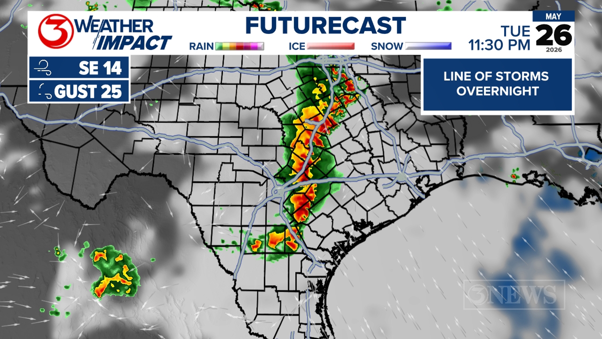 Weather Impact Alert for Wednesday Morning | kiiitv.com