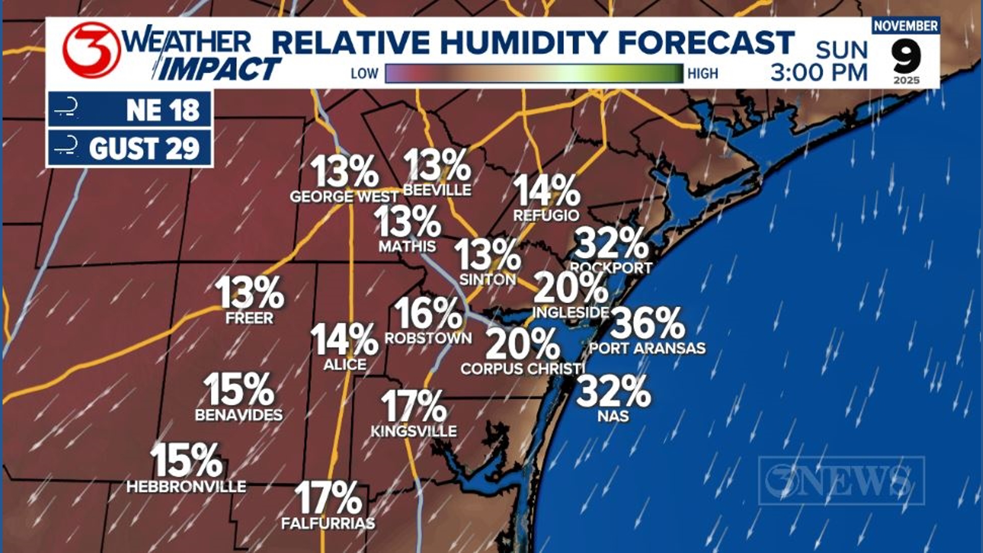 Weather Impact Alert: Fire Danger on Sunday | kiiitv.com
