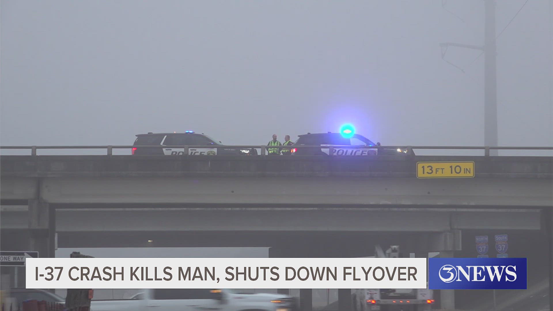 Major traffic crash confirmed fatal; flyovers shut down on I-37 near ...