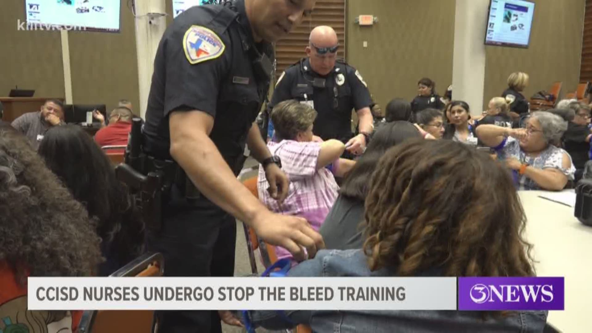 CCISD police, school nurses train to save lives in an active shooter ...