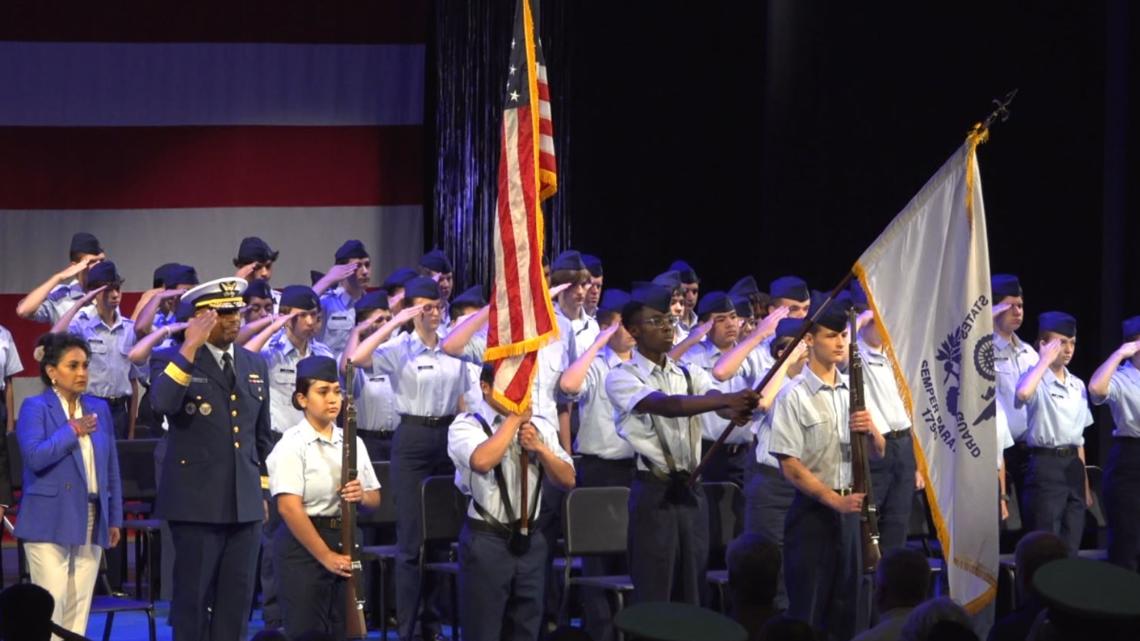 US Coast Guard JROTC officially established at Veterans Memorial ...