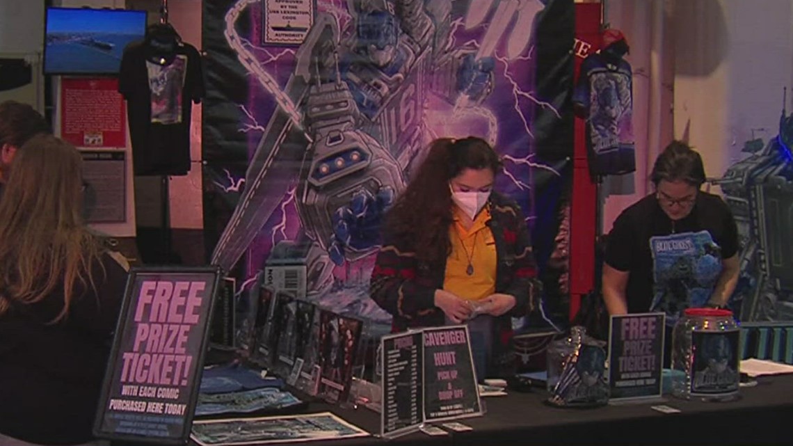 Blue Ghost comic book launch party aboard the Lexington | kiiitv.com