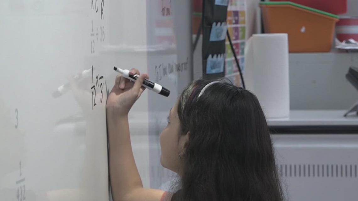 Girls lead the way in local 5th-grade math competition | kiiitv.com