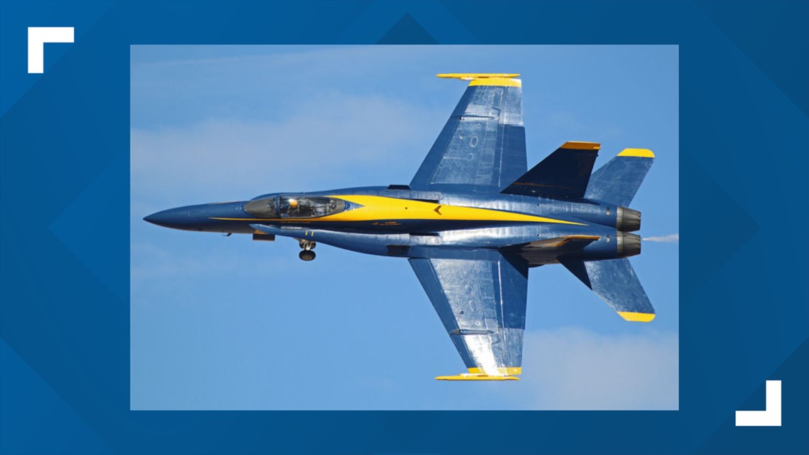 Blue Angel #7 makes stop at NAS Kingsville | kiiitv.com