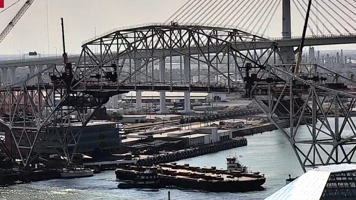 Lowering of old Harbor Bridge expected to resume Thursday, TxDOT ...