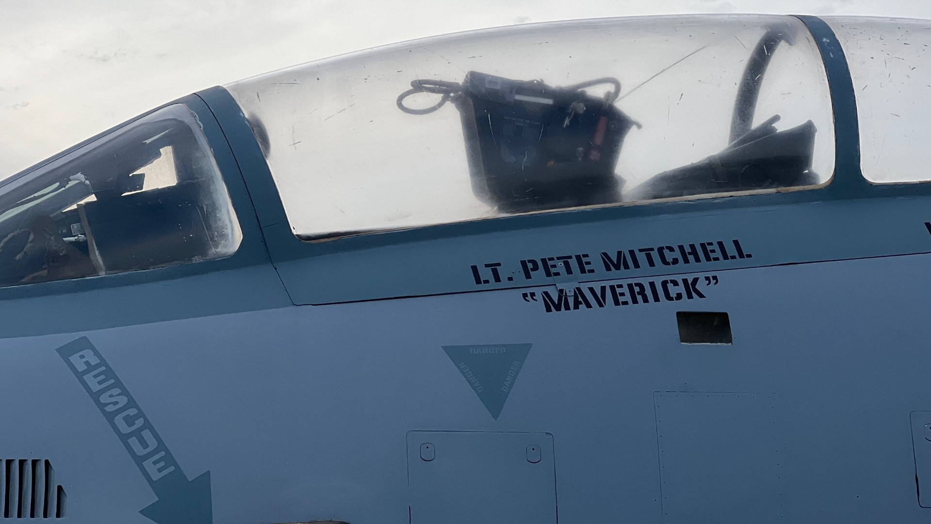 Top Gun jet on display at USS Lexington in Corpus Christi | kiiitv.com