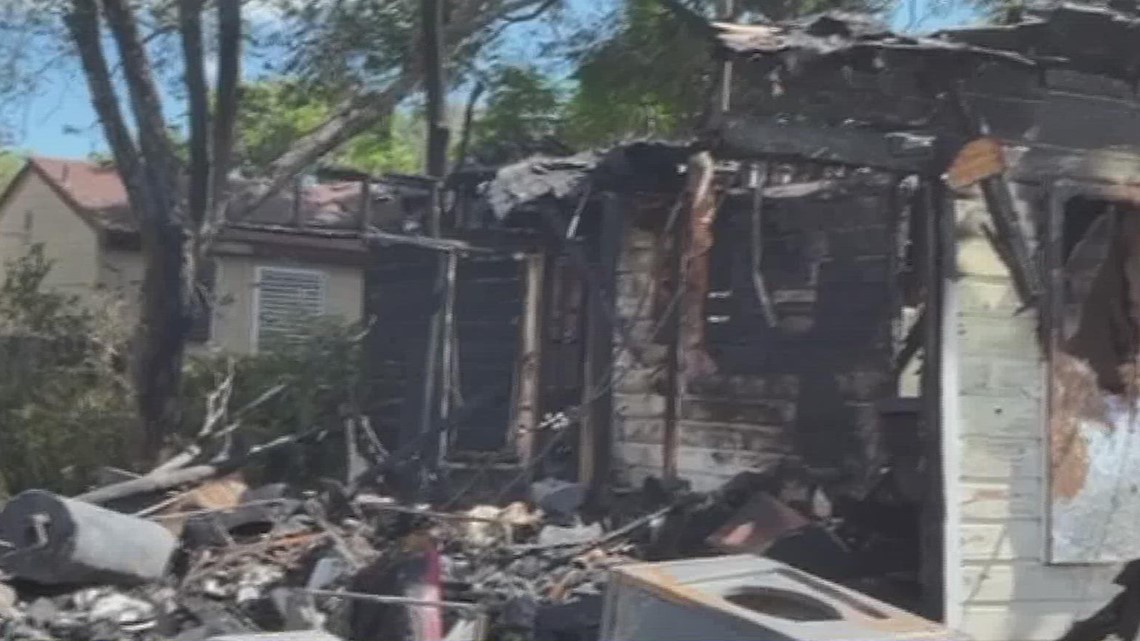 Home goes up in flames near Lindale area | kiiitv.com