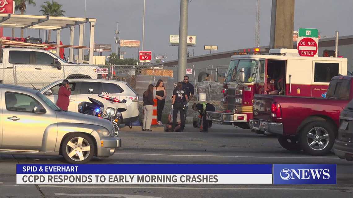 CCPD responds to early morning crashes | kiiitv.com
