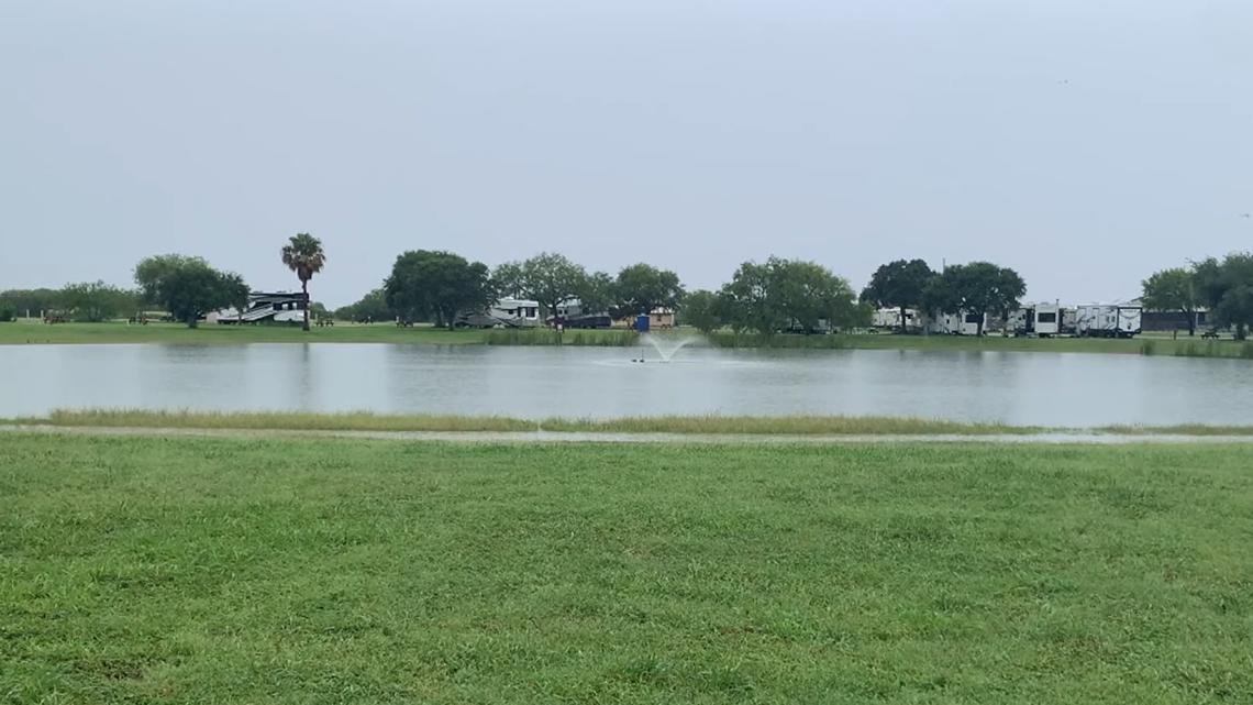Flour Bluff trailer park mitigates flooding with pond | kiiitv.com