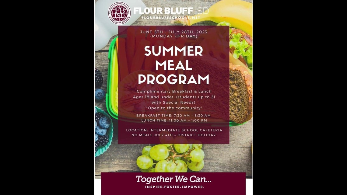 Free meals for kids, teens in Corpus Christi this summer | kiiitv.com