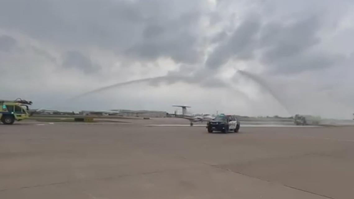 'Walk of Honor' escorts CCPD officer Hicks' body to airport | kiiitv.com